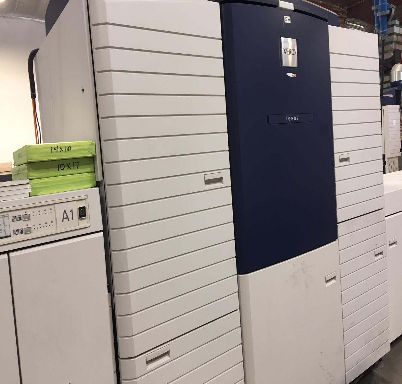 Lot #12: Xerox iGen3 Model 110 - San Jose, CA - Click for Video! - WireBids